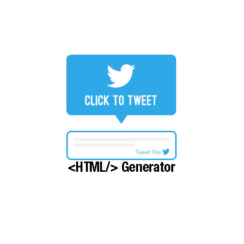 Click-to-Tweet HTML Generator - Blog